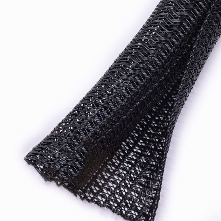 Semi-rigid Split Braided Wire Loom Sleeve - MJ Cable Protection Sleeve