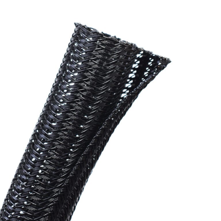 Semi-rigid Split Braided Wire Loom Sleeve - MJ Cable Protection Sleeve