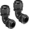 90 Degree Elbow Nylon Cable Gland - MJ Cable Protection Sleeve