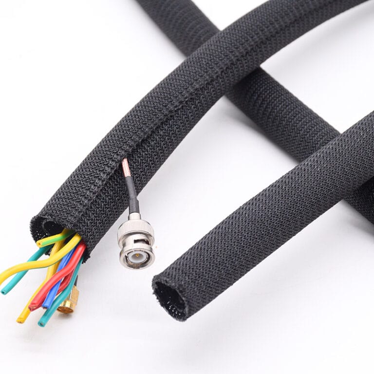 Wave Split Loom Self Closing Braided Cable Wrap